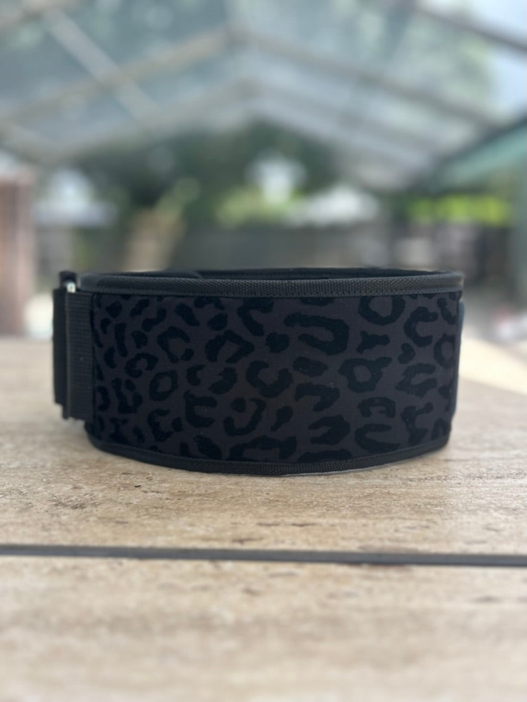 Velvet Leopard Lifting Belt – Lifting the Dream